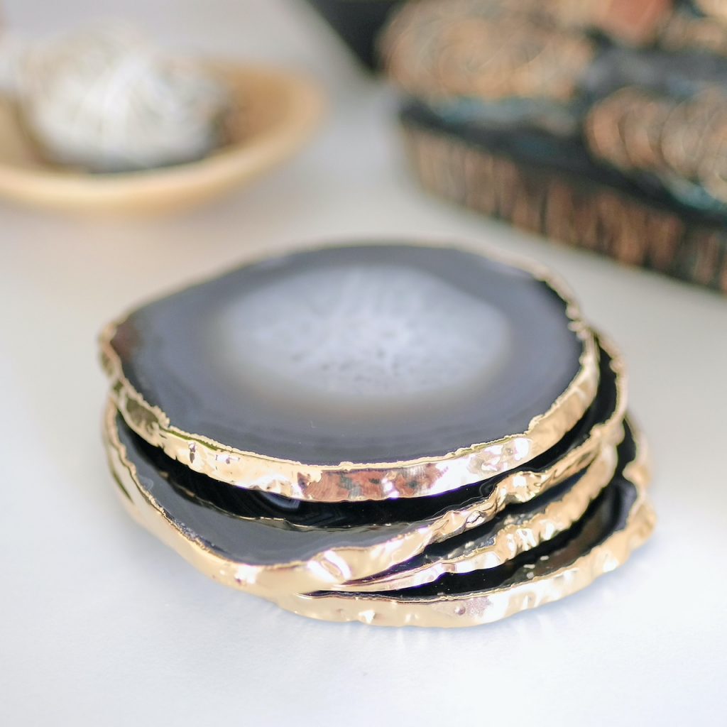 Podtácky z minerálů - boho design pro Váš krásný život